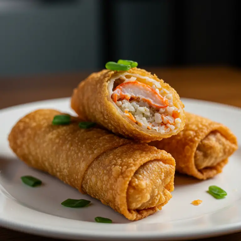 Crispy Crab Spring Rolls – Little mama cooks