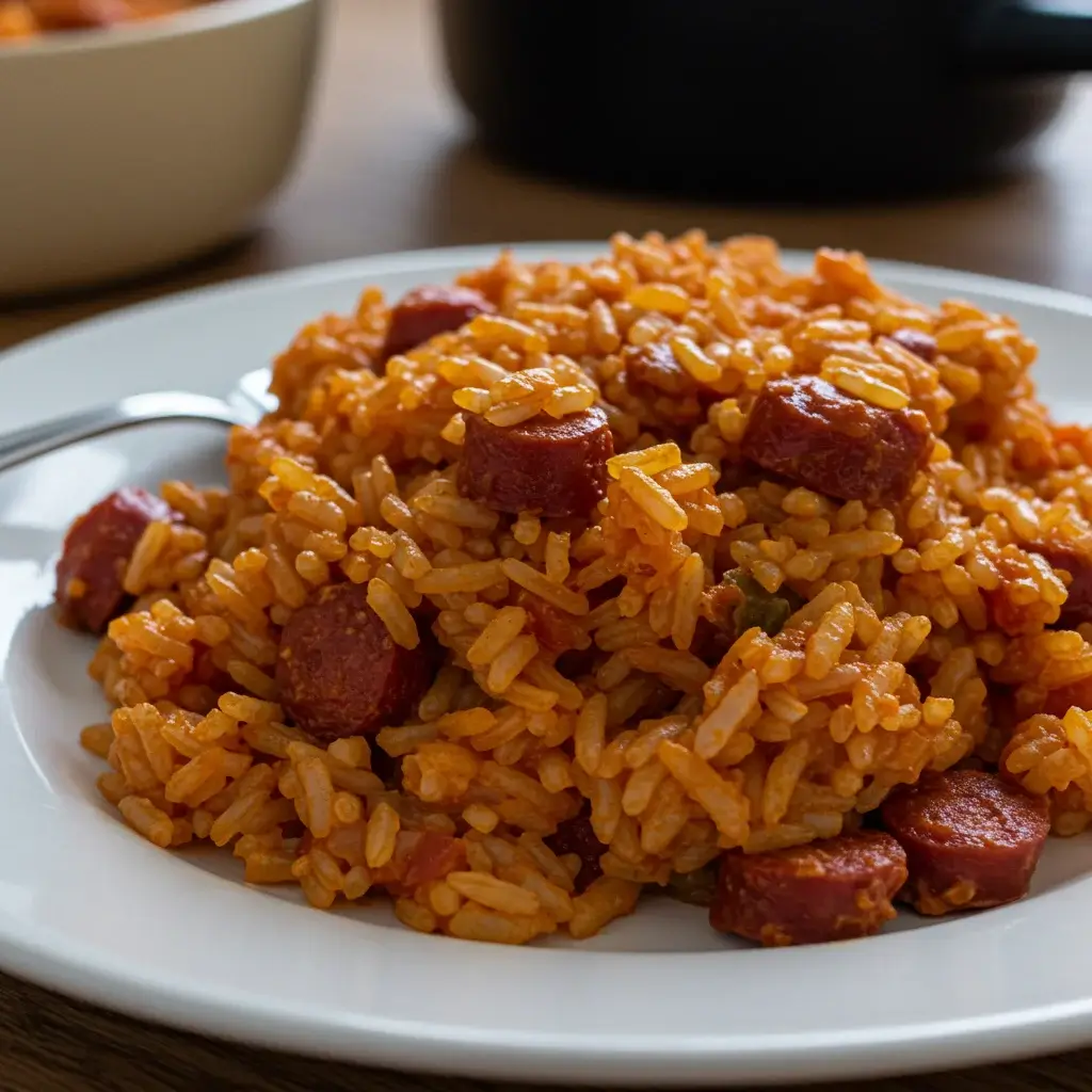 Spicy Argentinian Chorizo Rice Bake – Little mama cooks