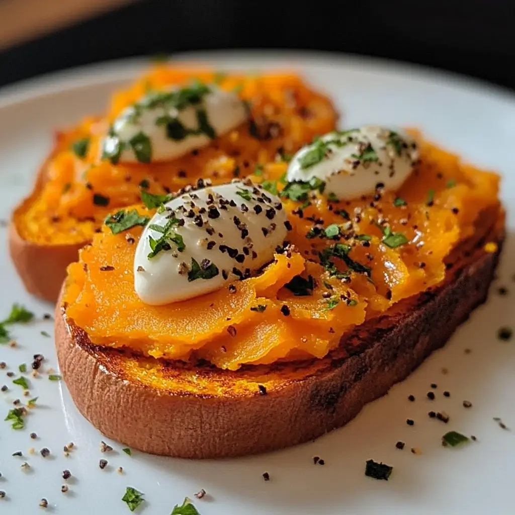 Mashed Sweet Potato Toast – Little mama cooks