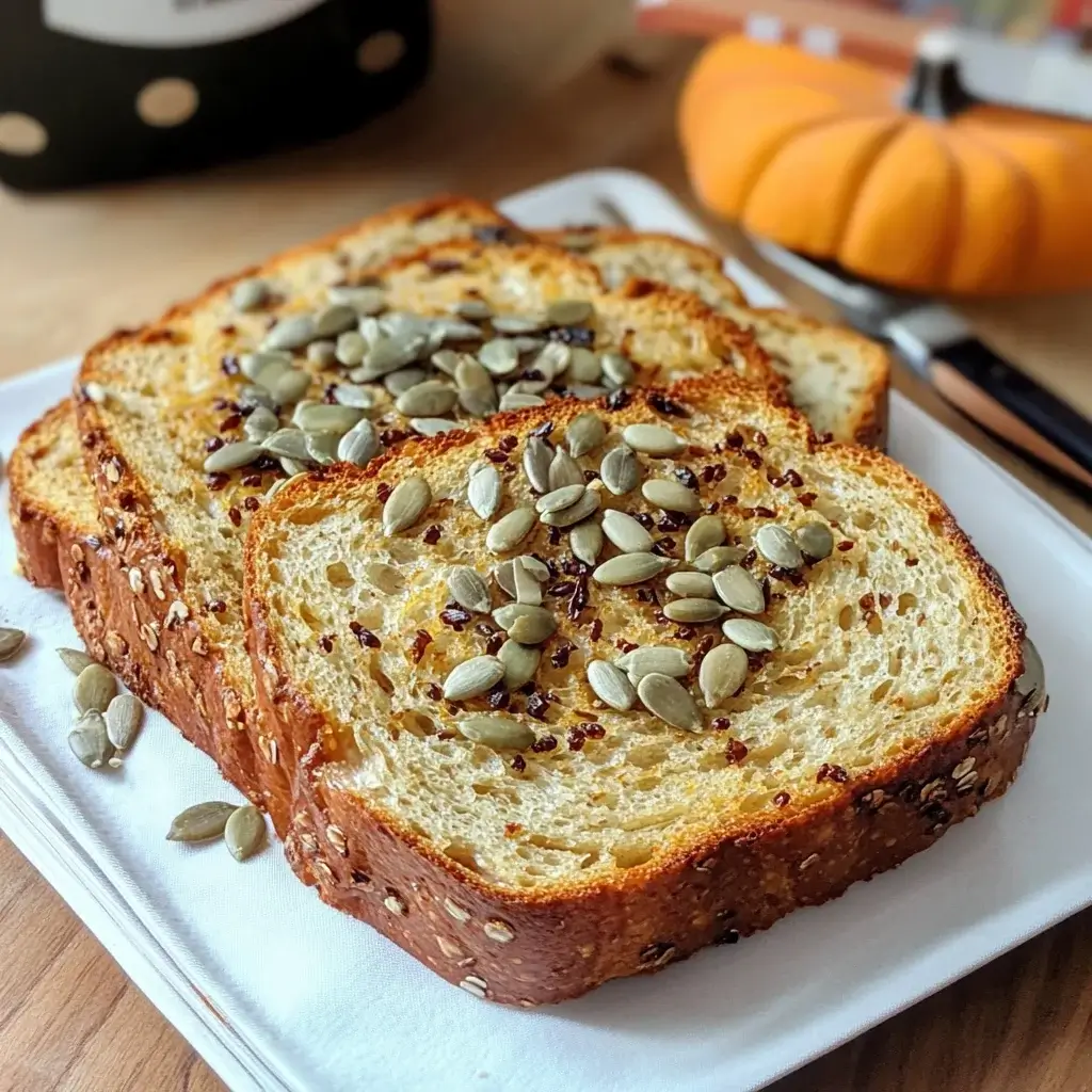 Pumpkin Toast with Sunflower Seeds – Little mama cooks
